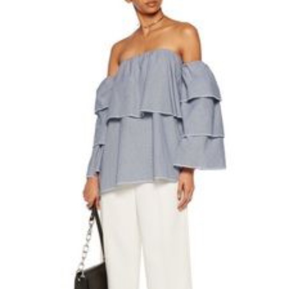 Walter Baker | Tops | Walter Baker Off Shoulder Layered Steph Blouse M ...